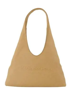 Alexander Wang Pike Small Leather Hobo Bag - Beige