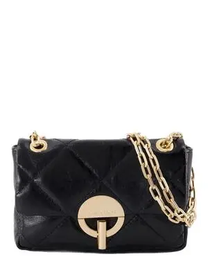 Vanessa Bruno Nano Moon Leather Shoulder Bag - Black