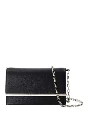 Alexander McQueen Mini Cross Bar Purse - Black