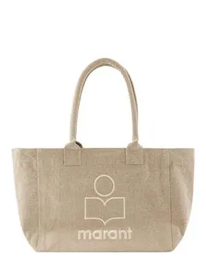 Isabel Marant Yenky Cotton Shoulder Bag - Beige
