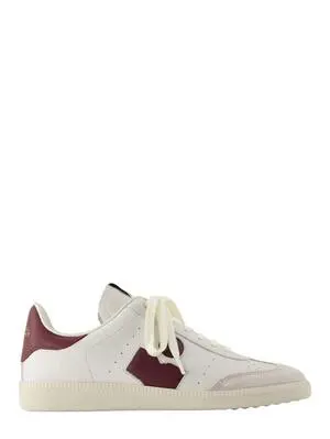 Isabel Marant Bryce Gb Leather Sneakers - White