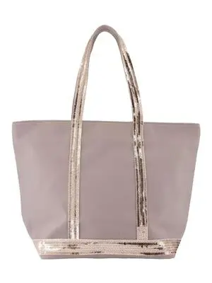 Vanessa Bruno Cotton Zippe Shopper Bag Neutral