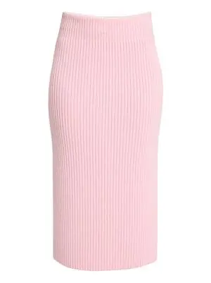 Givenchy Ribbed Knit Midi Skirt - Ltpink