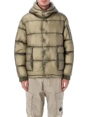 C.P. COMPANY D.d. Shell Puffer Jacket - Fallen Rock
