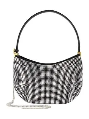 Magda Butrym Medium Vesna Hobo Bag With Strass - Black