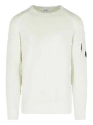 C.P. COMPANY Wool Blend Sweater - White