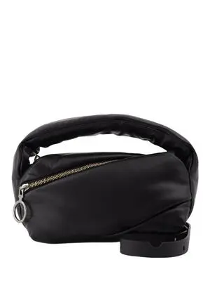Off White Pump Pouch 24 Shoulder & Hobo Bag - Black