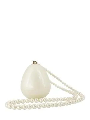 Simone Rocha Micro Egg Crossbody - White