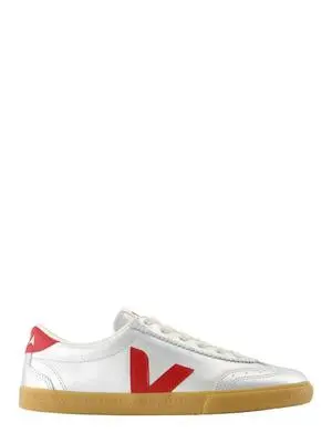 VEJA Volley Leather Sneakers - Silver