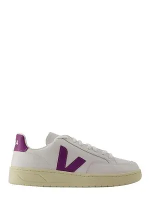 VEJA V-12 Leather Sneakers - White