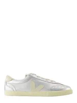 VEJA Volley Leather Sneakers - Silver