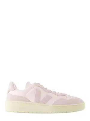 VEJA V-90 Leather Sneakers - Pink