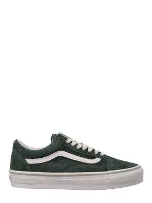 VANS Lace Up Sneakers Shag Suede Kelp