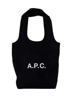 A.p.c. Ninon Small Shopper Bag - Black