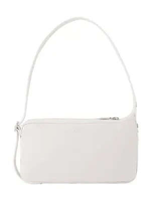 COURREGES One Racer Baguette Shoulder Bag - White