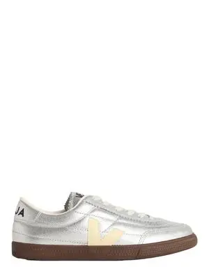 VEJA Panenka O.t. Leather Sneakers - Silver