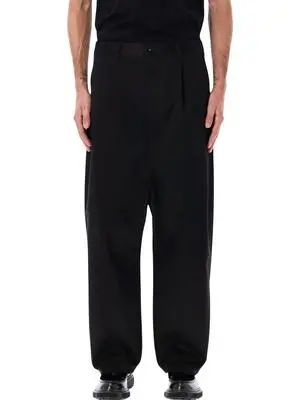 Junya Watanabe Cotton Wide-leg Trousers - Black