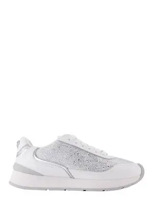 Versace Leather Sneakers - White