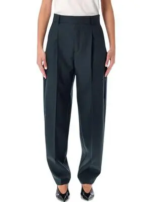 Soeur Graham Virgin Wool Trousers - Blue Petrol