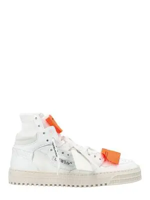 Off-White 3.0 Off Court High-Top Sneakers White - Orange
