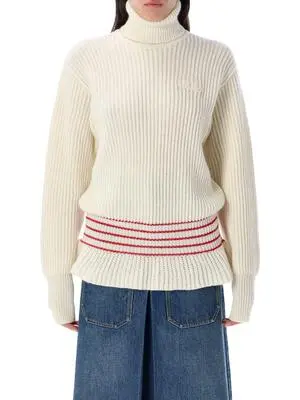Chloé Oversized Wool And Mohair Knit Jumper - Iconic Milk