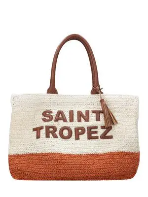 DE SIENA De Siena Raffia Tote