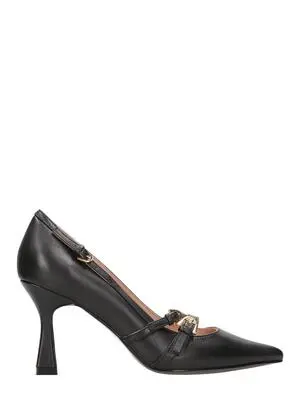 COCCINELLE Leather Pumps With Buckles - Black