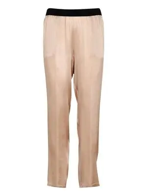 SEMICOUTURE Straight Leg Trousers - Kaki