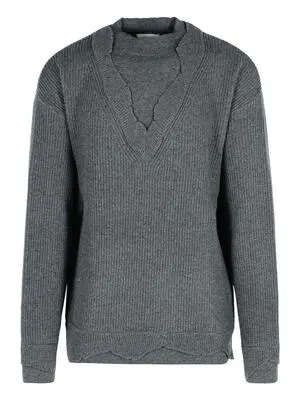 LANEUS Wool-blend Sweater - Grey
