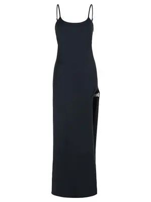 Coperni Cotton Blend Dress - Black