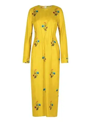 Marni Silk Dress - Yellow