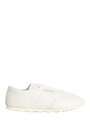 Marni Leather Sneakers - White