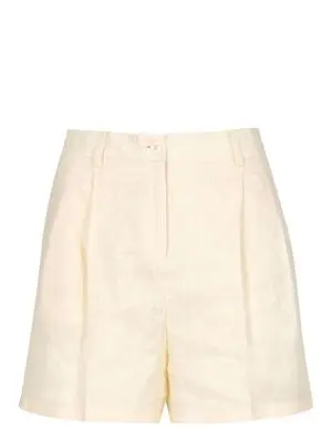 SEMICOUTURE Linen Shorts - Beige