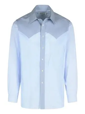 MAISON MARGIELA Cotton Shirt - Light Blue