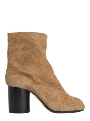 MAISON MARGIELA Suede Tabi Ankle Boots - Beige