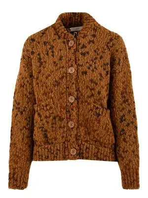 AKEP Knit Jacket With Pockets - Multicolour