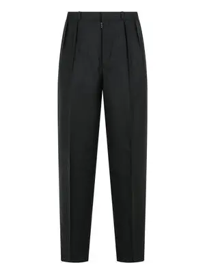 MAISON MARGIELA Virgin Wool Trousers - Black