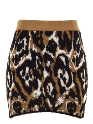 AKEP Jacquard Mini Skirt