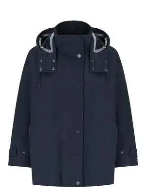 Max Mara Labbro Cotton-blend Parka - Blue