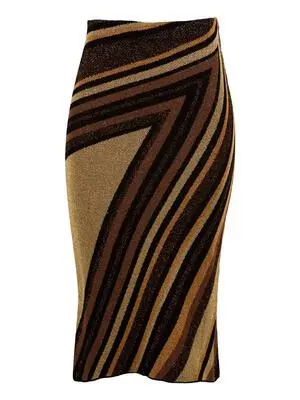 AKEP Jacquard Longuette Skirt - Multicolour