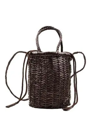 Dragon Diffusion Lina Mini Bucket Bag - Dark Brown