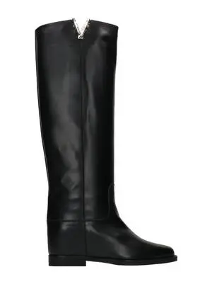 VIA ROMA 15 Faceted V Boots - Black