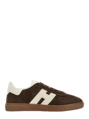 Hogan Suede Leather Sneakers - Brown