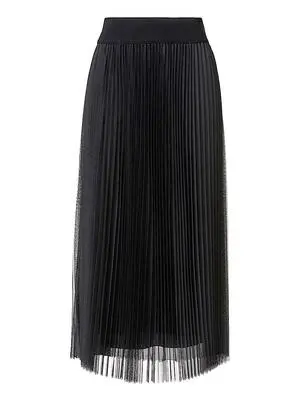 Fabiana Filippi Tulle Pleated Skirt - Black