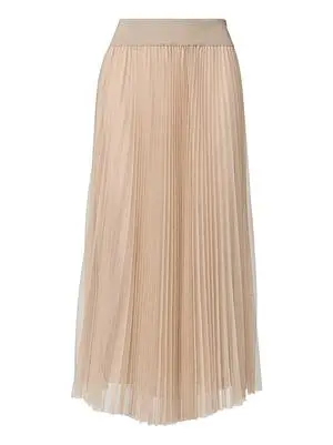 Fabiana Filippi Tulle Pleated Skirt - Acero