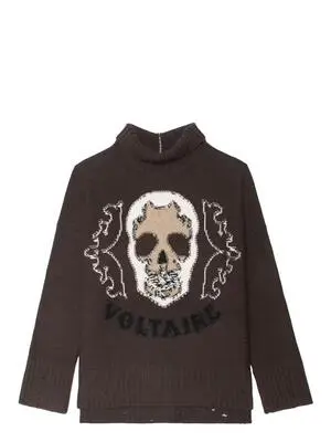 Zadig&Voltaire Bleeza High Neck Sweater - Cioccolato