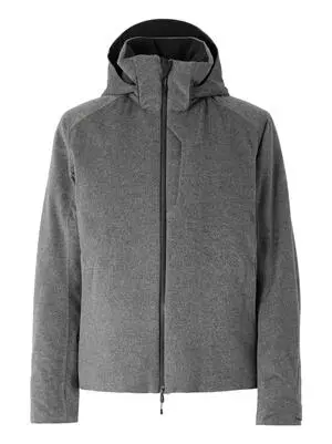 Sease Balma 2.0 Padded Coated Cashmere Hooded Jacket - Gray
