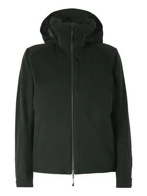 Sease Balma 2.0 Padded Coated Cashmere Hooded Jacket - Green