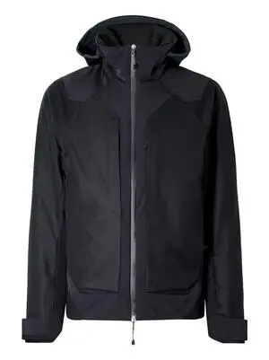 Sease Virgin Wool And Cashmere-blend Twill Hooded Ski Jacket - Black
