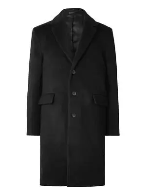 Mr P. Wool And Cashmere-blend Coat - Black